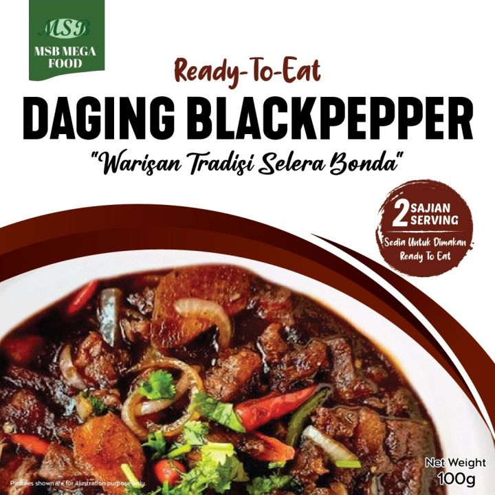 Daging black pepper (ready to eat) | Lazada