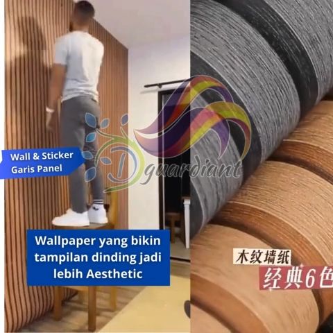 Wallpaper Tembok Warna Kayu 45cm x 1m - Wallpaper Kamar Tidur Ruang ...