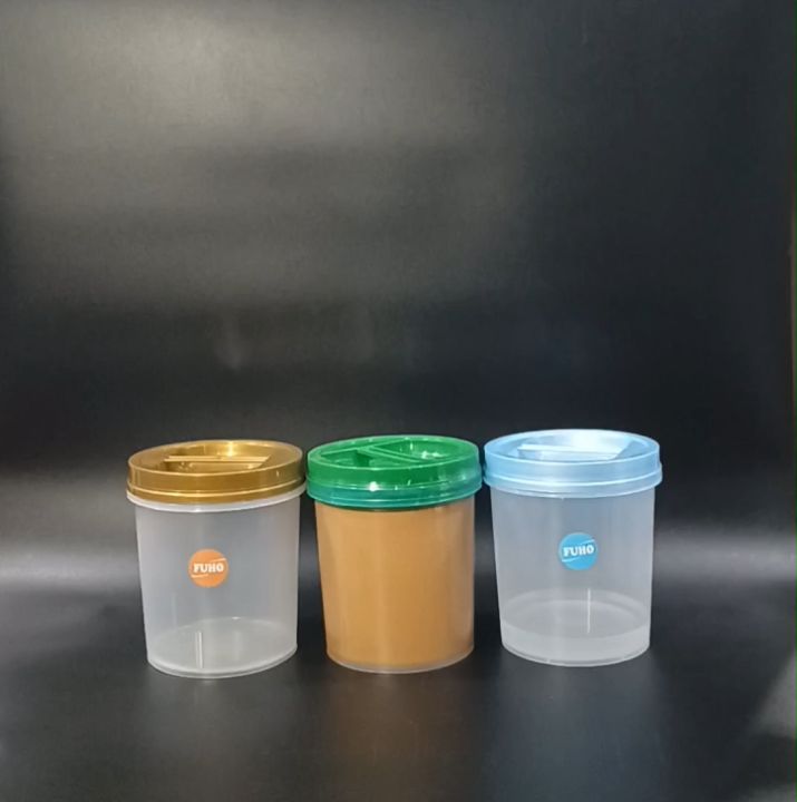 FUHO 3pcs 1.75L Canister Mayo Jar Container Food Keeper Storage ...