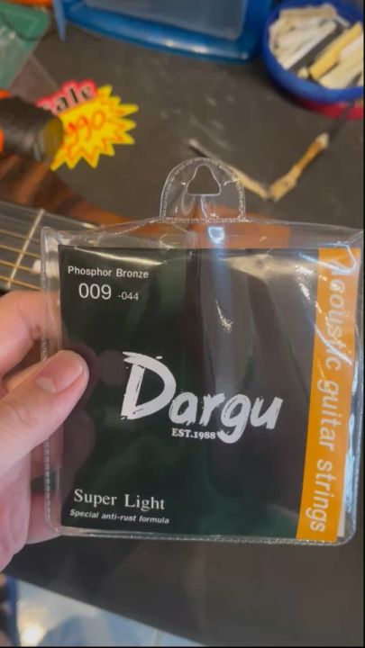 สายเคลือบกันสนิม "ของเเท้" 100% สายกีตาร์โปร่ง สายกีตาร์ Special anti ...