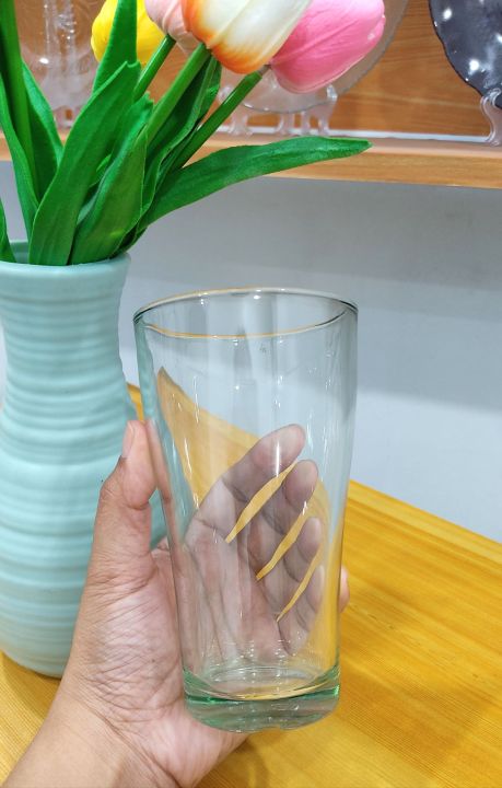 6 PCS CLEAR GM22 BASO 12oz DRINKING GLASS JUICE WATER GLASSWARE | Lazada PH