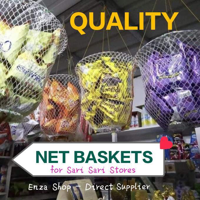 5pcs Hanging Net Buslo Noodle Basket Organizer must use in sari sari ...