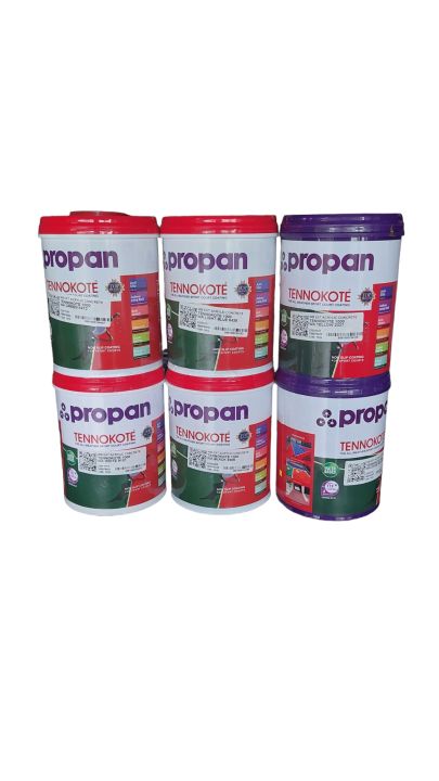 CAT PROPAN TENNOKOTE WATER BASED 1 KG CAT LAPANGAN TEMBOK CARPORT TAMAN ...
