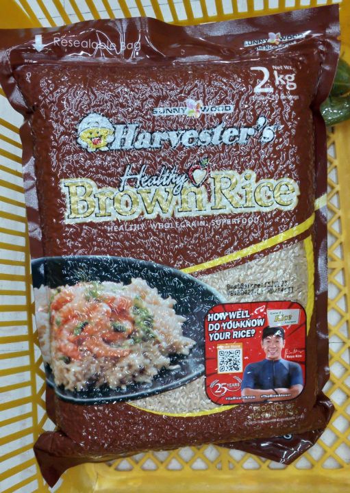 Harvesters Healthy Brown rice Naturally grown rice organic rice | Lazada PH