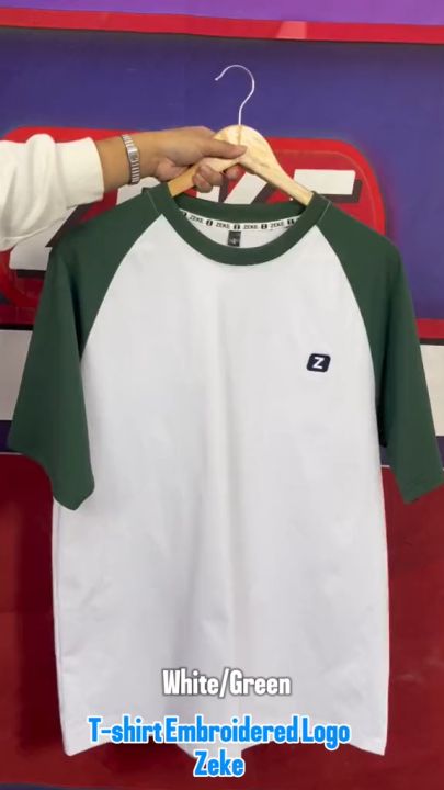 ZEKE A0038 Men's T-shirt Raglan Short Sleeve Crewneck T-shirt ...