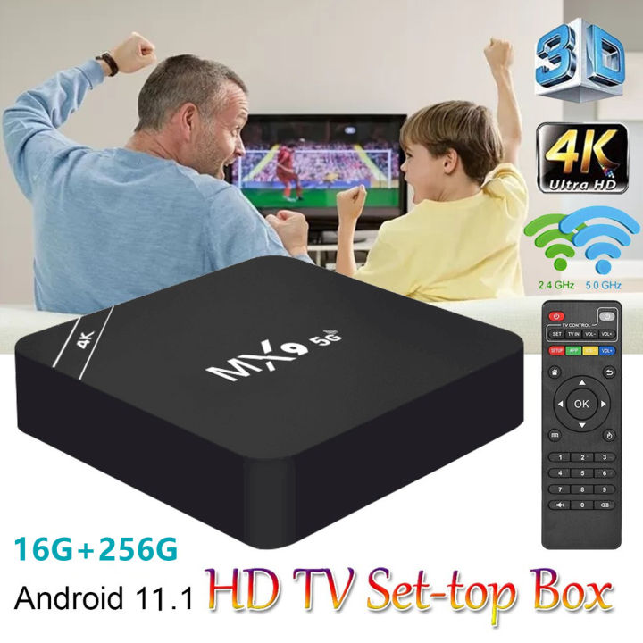 M X Q Android 10.1 Smart Box, 4G RAM+256G ROM Network Set-Top Box ...