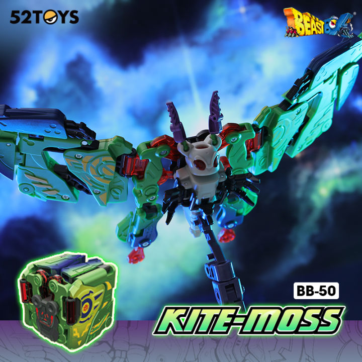 52TOYS BEASTBOX BB-50 KITE-MOSS with Bonus Mecha Deformation Action Figure Portable Model | Lazada