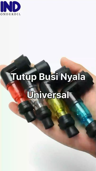 Tutup-Cop-Cangklong Kepala Busi Variasi Dop Nyala-LED Universal-Semau ...