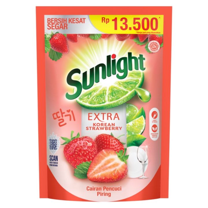 Sunlight Sabun Cuci Piring Korean Strawberry 600ml | Lazada Indonesia