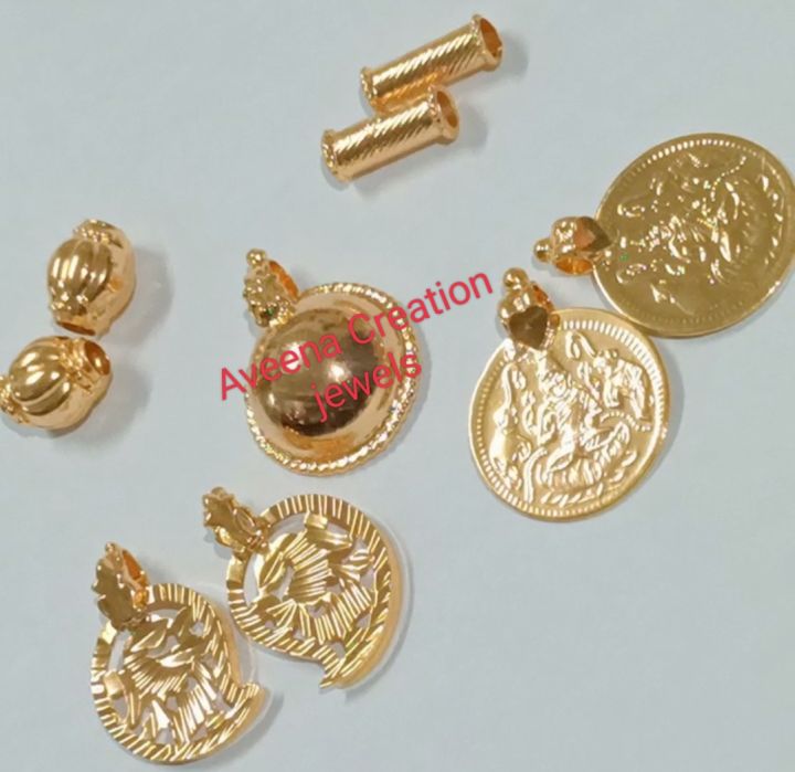 Wedding Sale 🌹Gold Plated Pottu Thali Set thali items with pottu thali ...