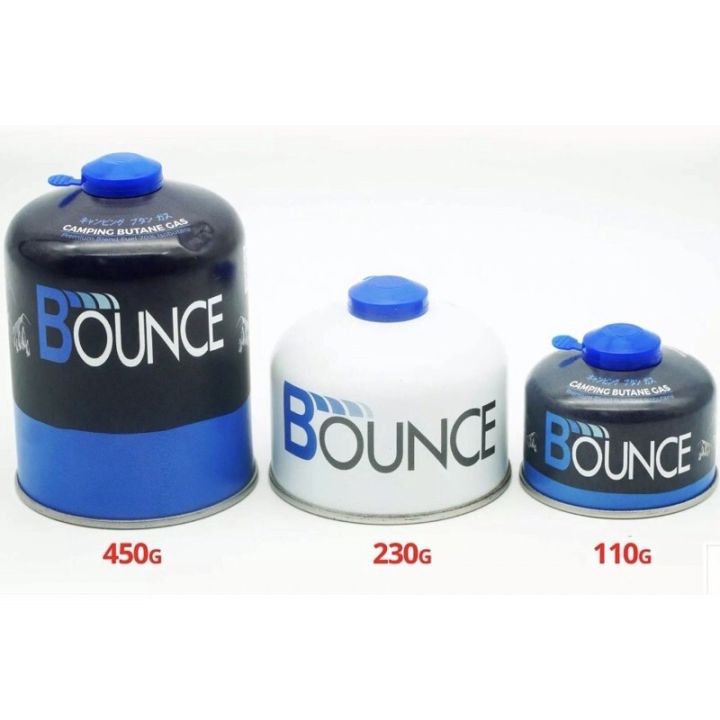 BOUNCE/THE CAMPER Camping Butane Gas 450/230/110 G (Screw Type Canister ...