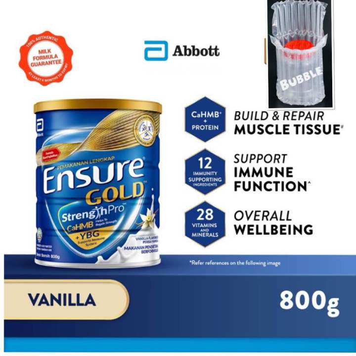 Ensure Gold Vanilla - Wheat - Coffee - Almond 800g Exp 2026 | Lazada