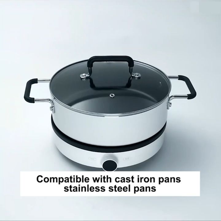 Tixx Induction Cooker Inverter with Induction Pan 2200W Power Control ...