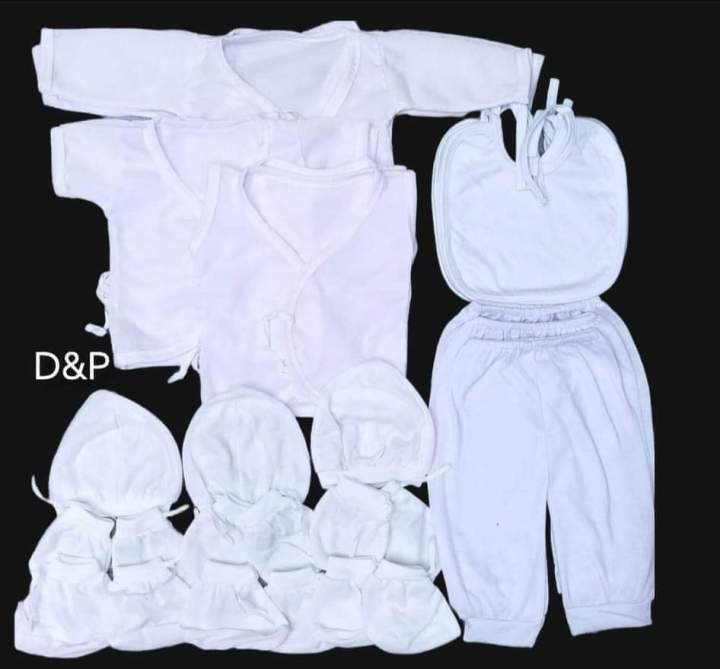 NEW BORN BABY CLOTHES FOR INFANT COTTON COMPLETE SET 24 PIECES ...