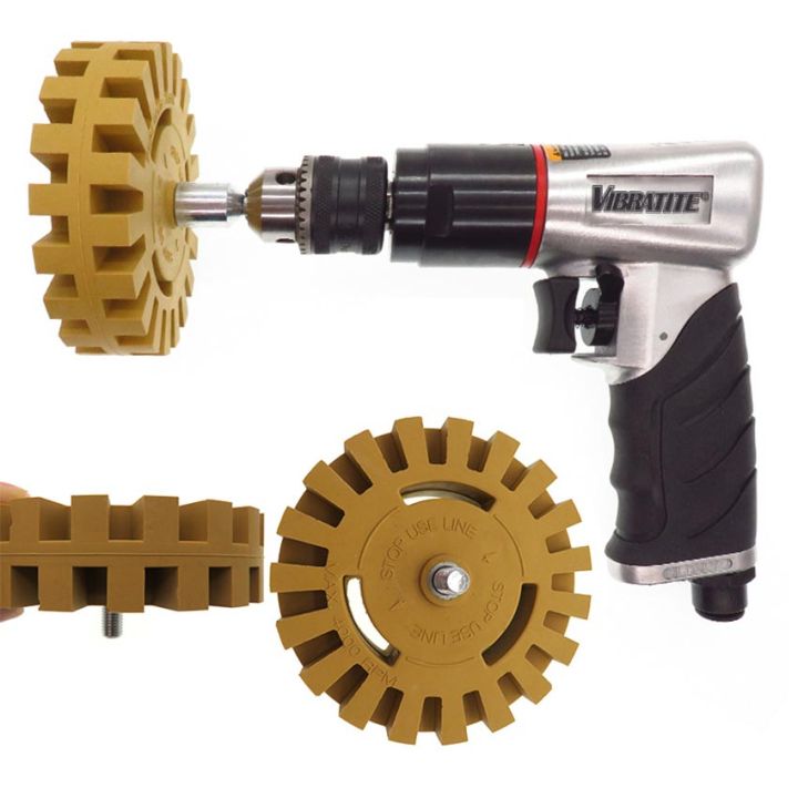 4 Inch Sticker Remover Wheel Smooth Power Drill Adapter Car Tape ...