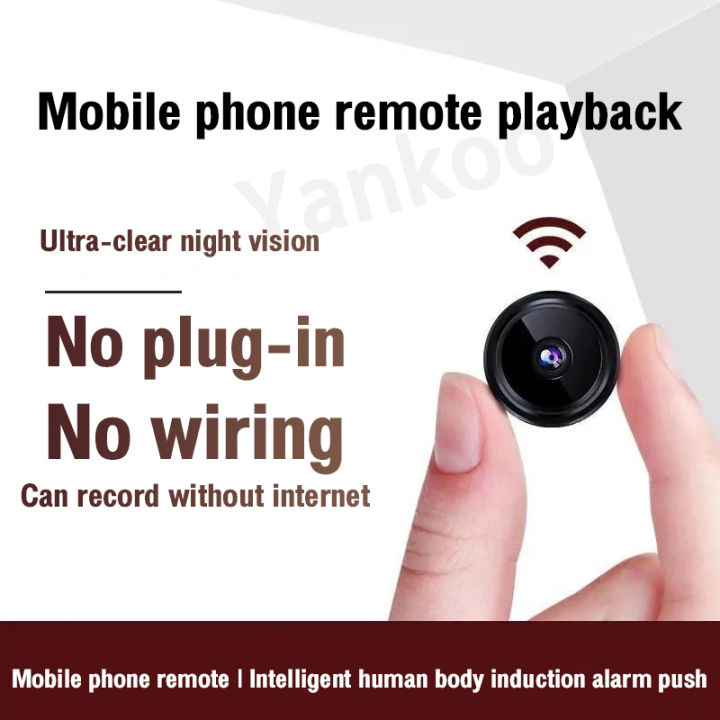 CCTV Camera WIFI Camera Hidden 1080P HD Night Vision Camera Mini ...