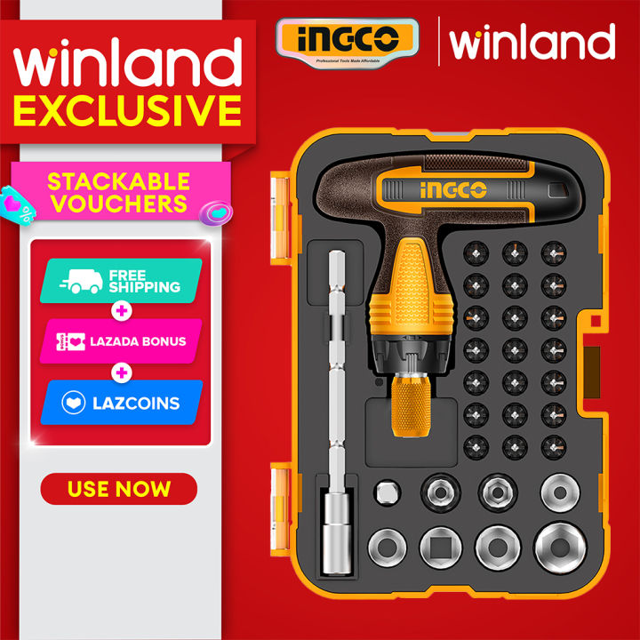 Ingco by Winland 24pcs/31pcs T-handle Wrench Screw driver Set ...