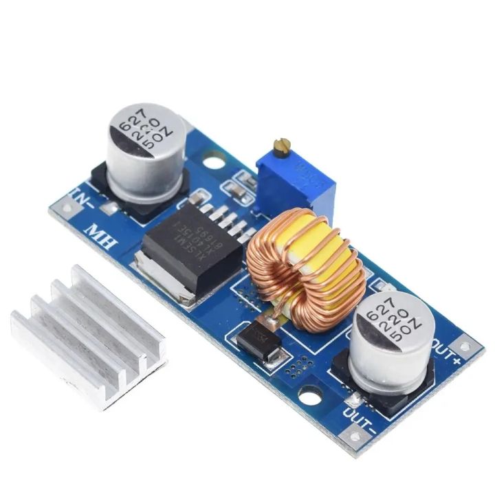 5A DC DC Step Down Buck Converter Module Board Input 4-38V to 1.25-36V ...