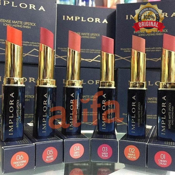 Implora Intense Matte Lipstik Long Lasting | Lazada Indonesia