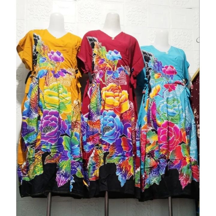 daster kencana ungu label biru chibi ld 110 pb 115 cm | Lazada Indonesia