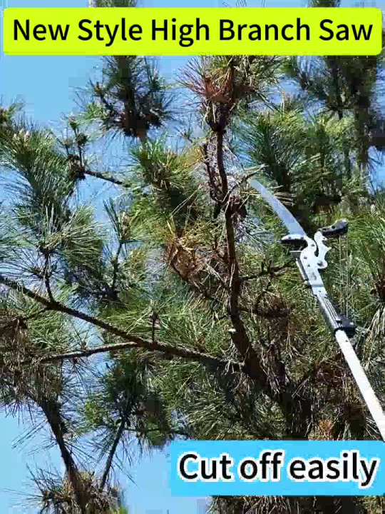 High Branch Saw 3/5/7M Pole Saw For Tree Trimming Telescopic Pole Saw ...