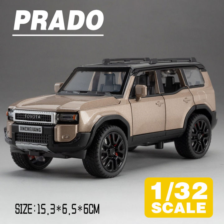 LEO 1:32 Toyota PRADO SUV Metal Alloy Toys Car Model Diecast Vehicle ...