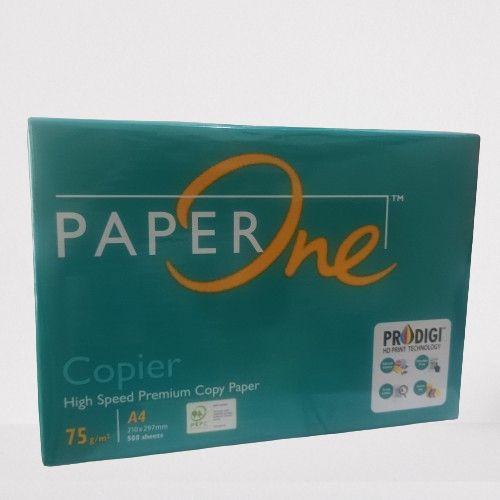 PAPER ONE Kertas A4 75gram - Kertas FotoCopy Print HVS A4 75g (1 Rim) | Lazada Indonesia