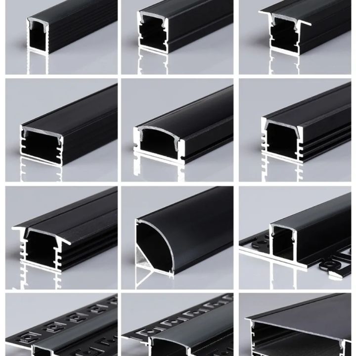 LED Aluminum Channel Track with Cover,Aluminum Profile Heatsink for LED ...