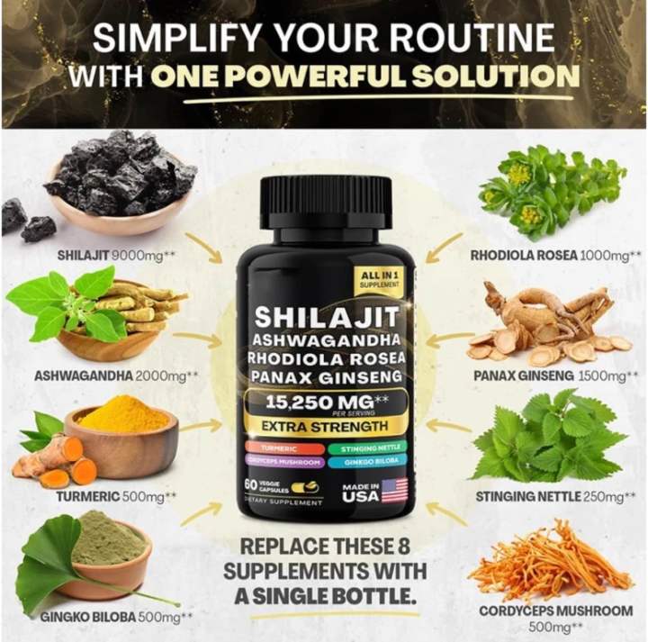 Shilajit 8 in 1, 30 Capsules | Lazada PH
