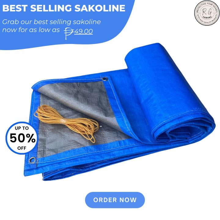 1 ROLL HIGH QUALITY SAKOLINE 100% WATERPROOF TRAPAL LONA TOLDA ...