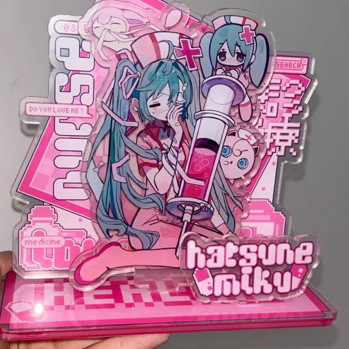 Hatsune Miku Acrylic Standing Sign Miku Anime Peripherals Cute Cartoon ...