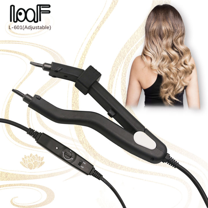 LOOF mini hair extension Hair Extension Iron 220 degree Heat loof mini ...
