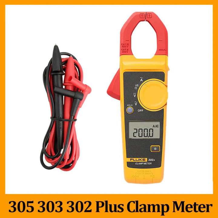 Fluke 305 303 302+ Clamp Meter Professional Digital Pliers Ammeter ...