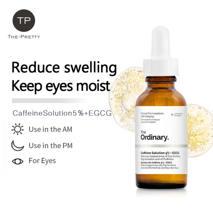 The Ordinary Caffeine solution 5% EGCG Eye Cream&Serum 30ml Gift ...