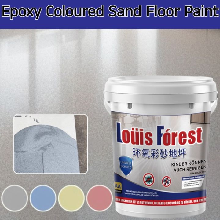Upgrade Epoxy Coloured Sand Floor Paint Epoxy Primer Coating Waterproof ...