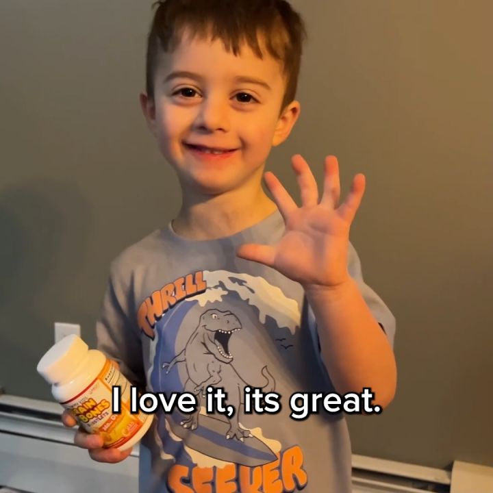 LABO Nutrition Kids DHA Brain & Bone Burstlets - Omega 3 DHA Fish Oil ...