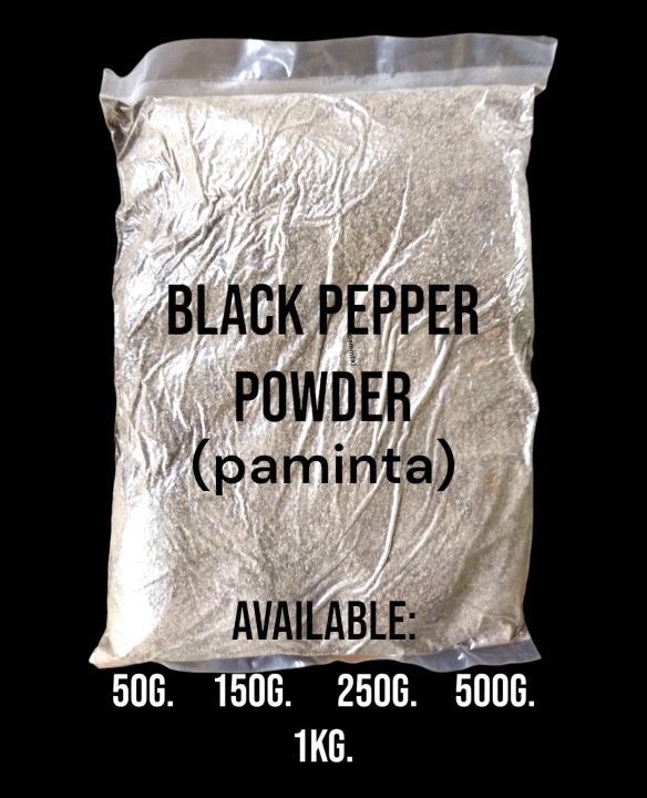50g/ 150g/ 250g/ 500g/ 1kg BLACK PEPPER POWDER (paminta) | Lazada PH