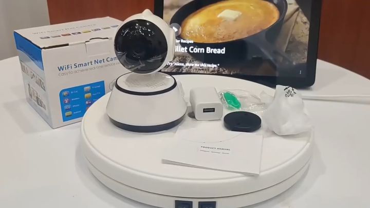 V380 pro cctv camera wifi connect 360 CCTV with audio and speaker CCTV ...