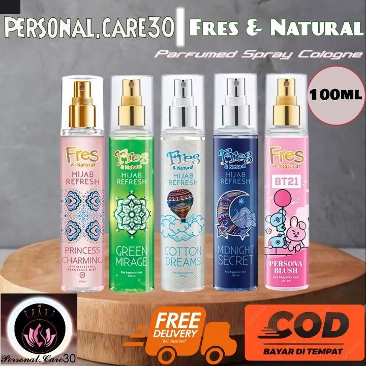 FRES & NATURAL Fragrance Mist / Parfumed Spray Cologne 100ML | Lazada ...