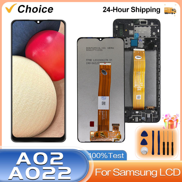 For Samsung Galaxy A02 LCD Display SM-A022 Touch Screen Digitizer For Samsung SM-A022F/DS SM ...
