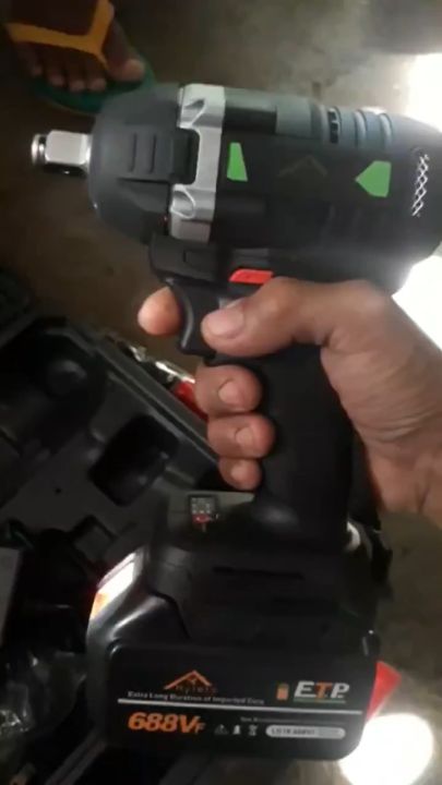 Hyreto 980N.M Brushless Electric Impact Wrench Original Rechargeable ...