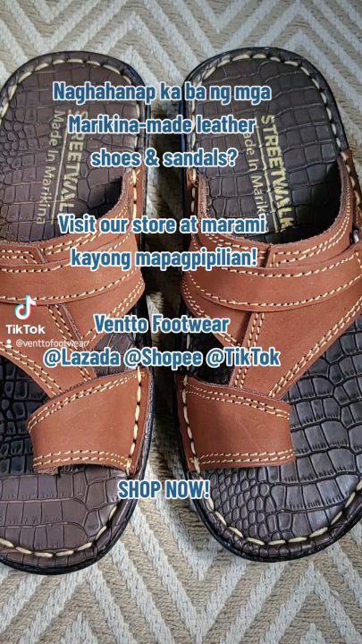 Ventto Footwear BIG SIZE Marikina Made One Finger Style Nubuck Leather ...