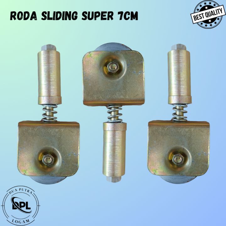 Roda Sliding Besi Super 7cm | Roda Pintu Pagar Minimalis | Lazada Indonesia
