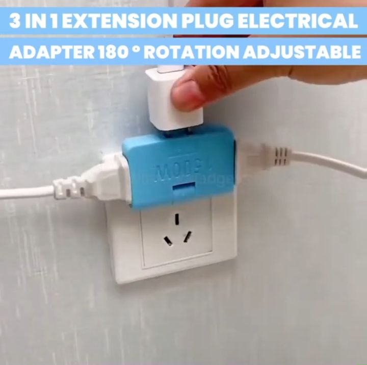 A-3 Adaptor - Compact 3-way Design Plug Adapter for Home or Travel ...