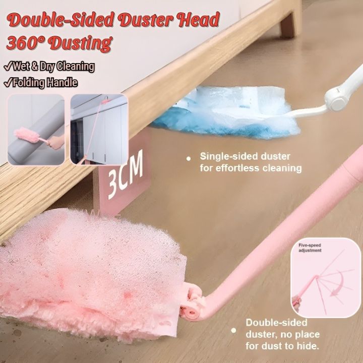 Magic Dust Bubble Duster Retractable Dust Removal Feather Duster ...