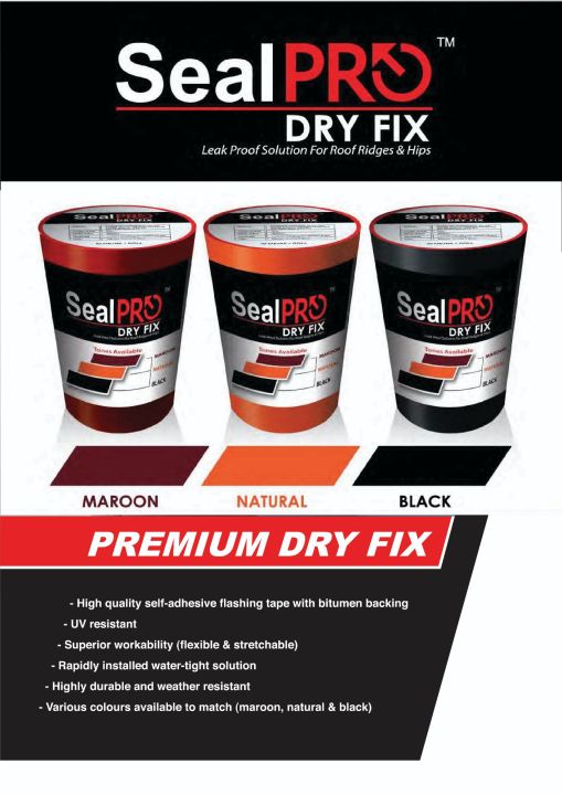 SEALPRO Dry Fix Leak Proof Waterproofing Tape | Penampal Atap Bocor ...