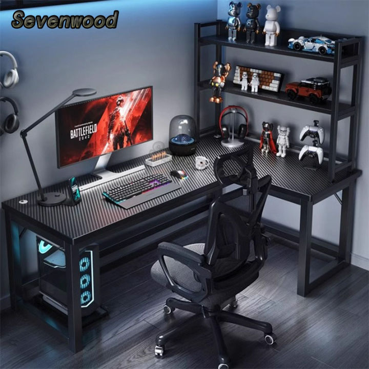 Sevenwood gaming table computer table office desk Meja belajar Meja ...