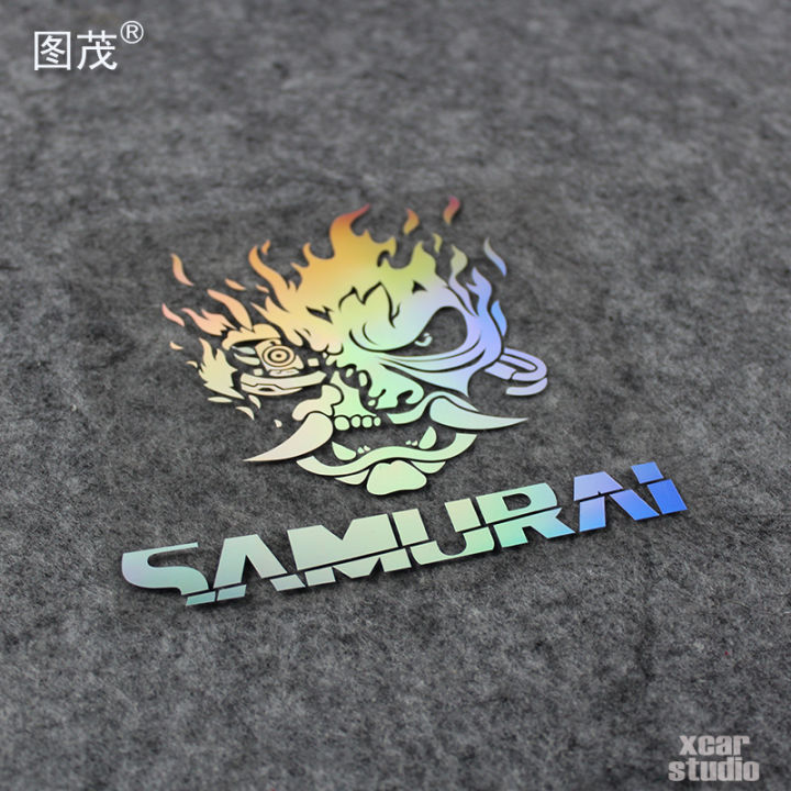 Cyberpunk Cyberpunk Game Sticker Samurai Avatar Carving Car Electric ...