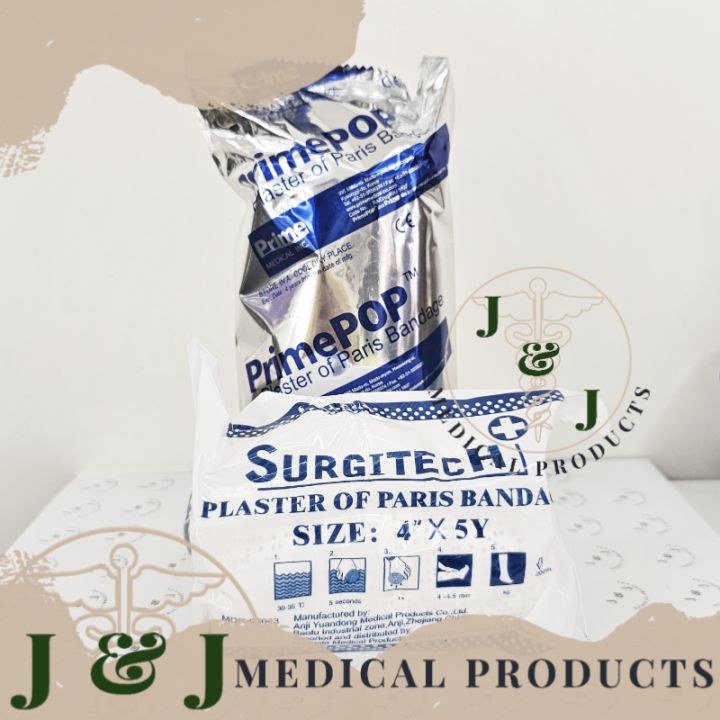 SURGITECH / PRIME Plaster of Paris Bandage 4" , 6" x 5 yards | Lazada PH