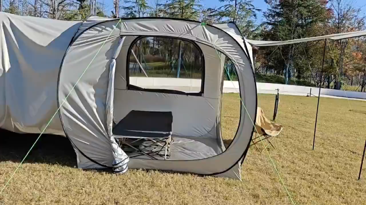 Car Rear Extended Tent Automatic Pop Up 3-4 Person Self Driving Outdoor ...